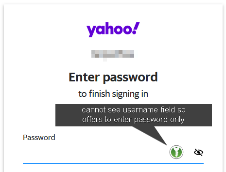 Add username only or password only entry when click XC icon · Issue ...