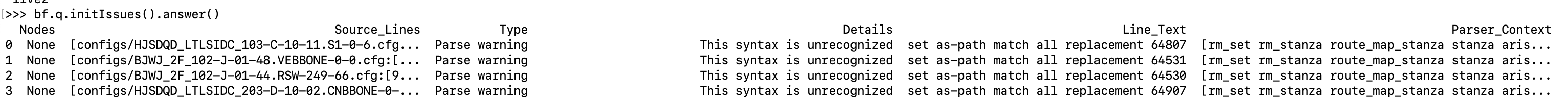 Feature request: Arista 'set as-path match all replacement' support · Issue #8554 · batfish ...