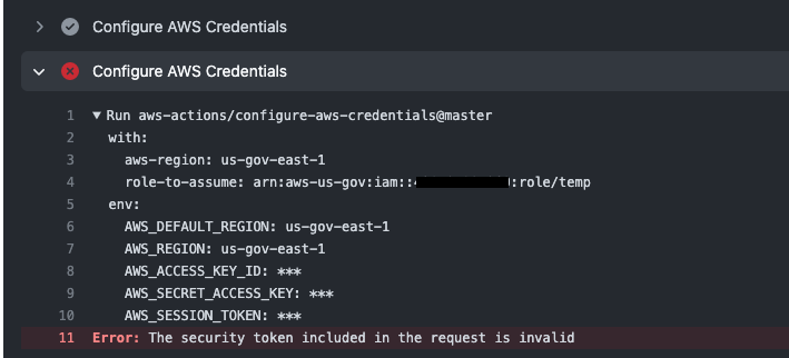 Oidc Provider With Aws Partitions · Issue 293 · Aws Actions Configure