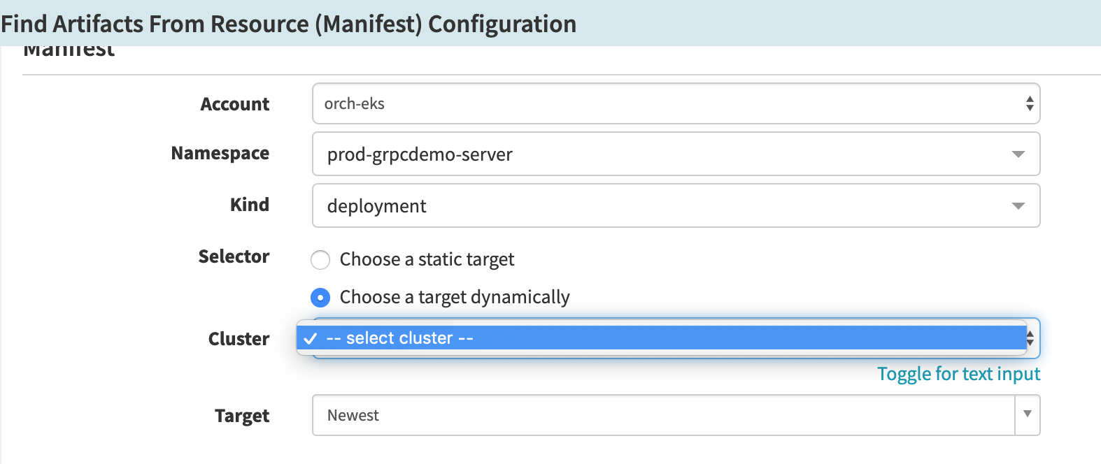 Find Artifacts From Resource (Manifest) - Name and Kind are required fields · Issue #4205 ...