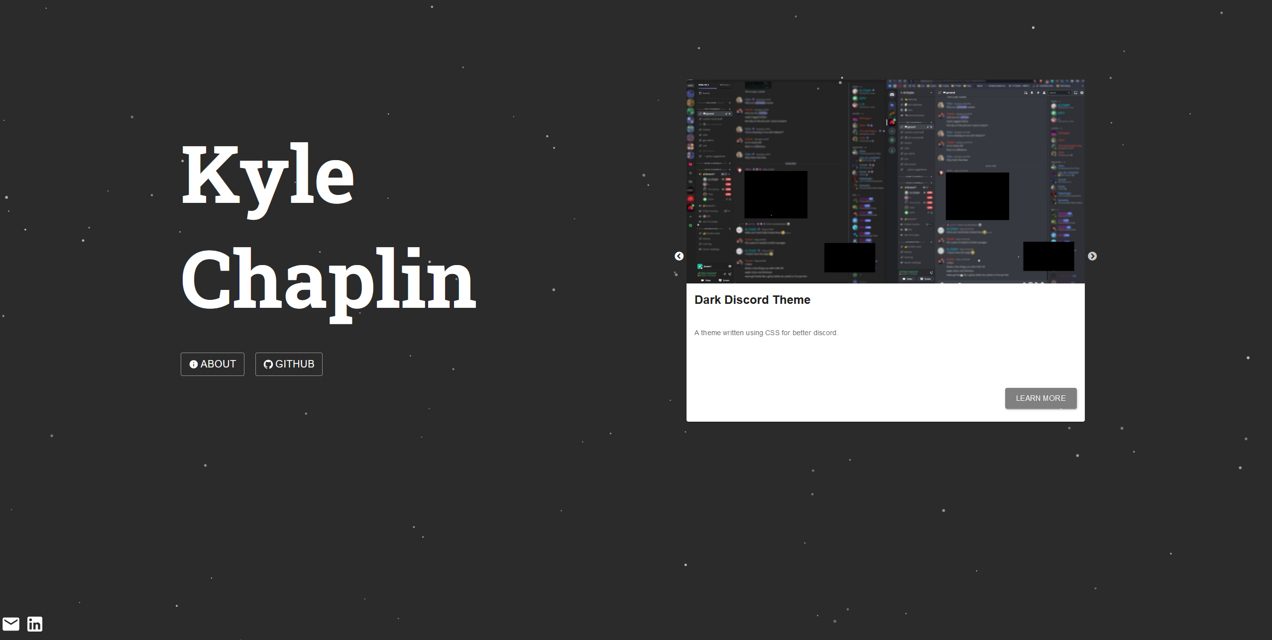 GitHub - KyleChaplin/WIP-Website-React