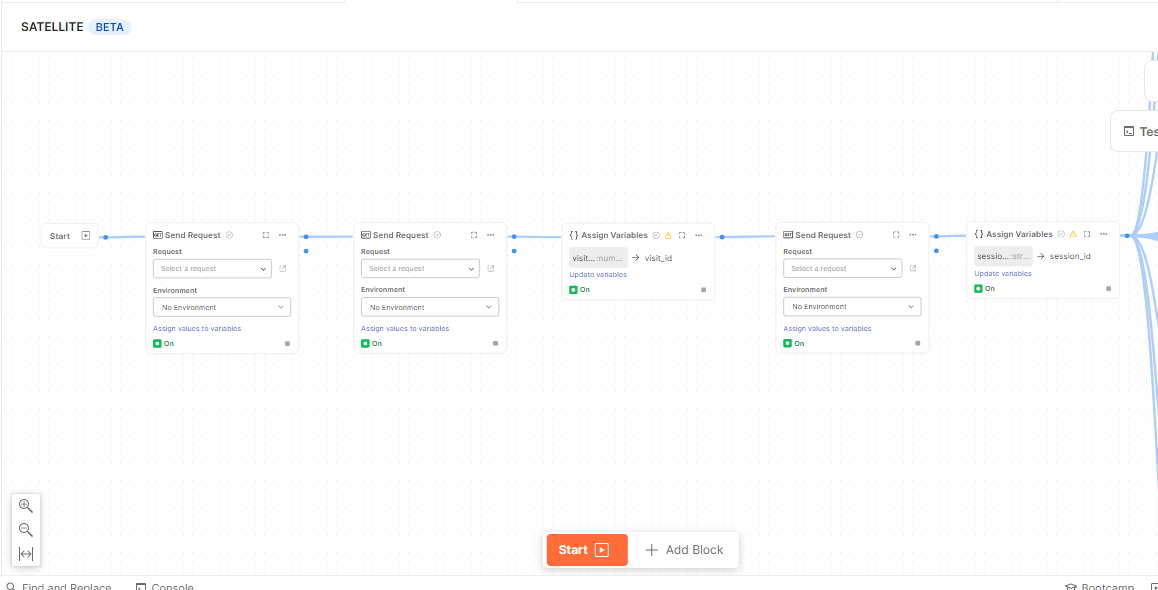 Request names are not showing in flows after update. Also Please add a ...