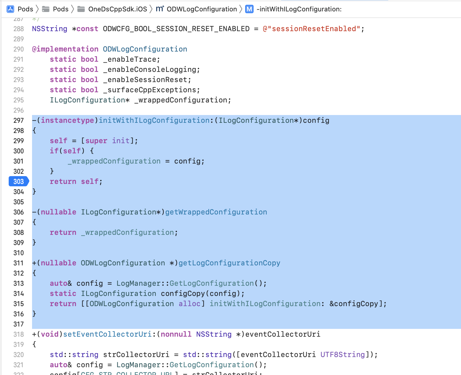 Loggers with different collector URLs at a time, +(nullable ODWLogger ...