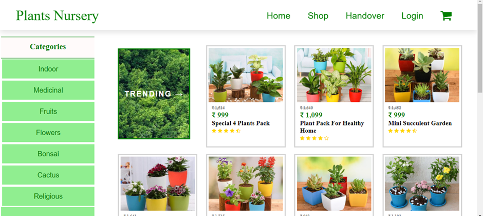 GitHub - 1Rithik1/Plants_Nursery_Website: Plant Nursery is a website ...