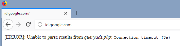 Block page failure - queryads.php: Connection timeout · Issue #2172 · pi-hole/pi-hole · GitHub