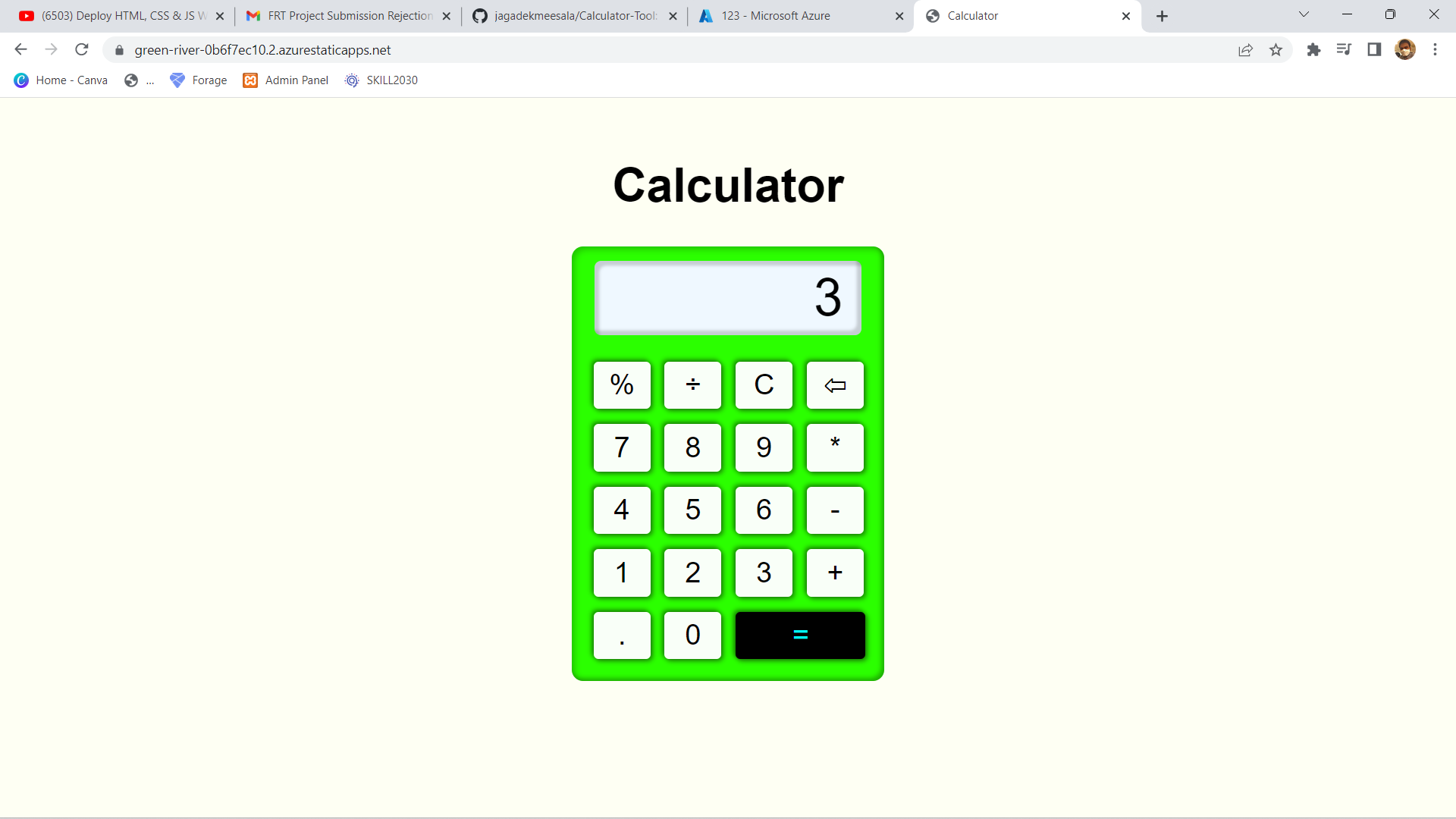 GitHub - jagadekmeesala/Calculator-Tool: This calculator tool enables ...