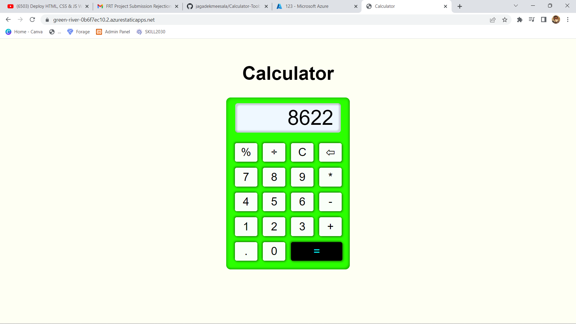 GitHub - jagadekmeesala/Calculator-Tool: This calculator tool enables one to do all the ...