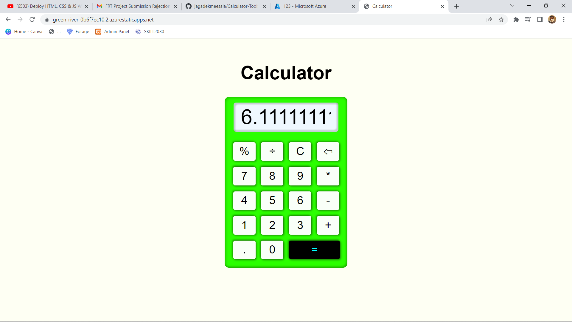 GitHub - jagadekmeesala/Calculator-Tool: This calculator tool enables one to do all the ...