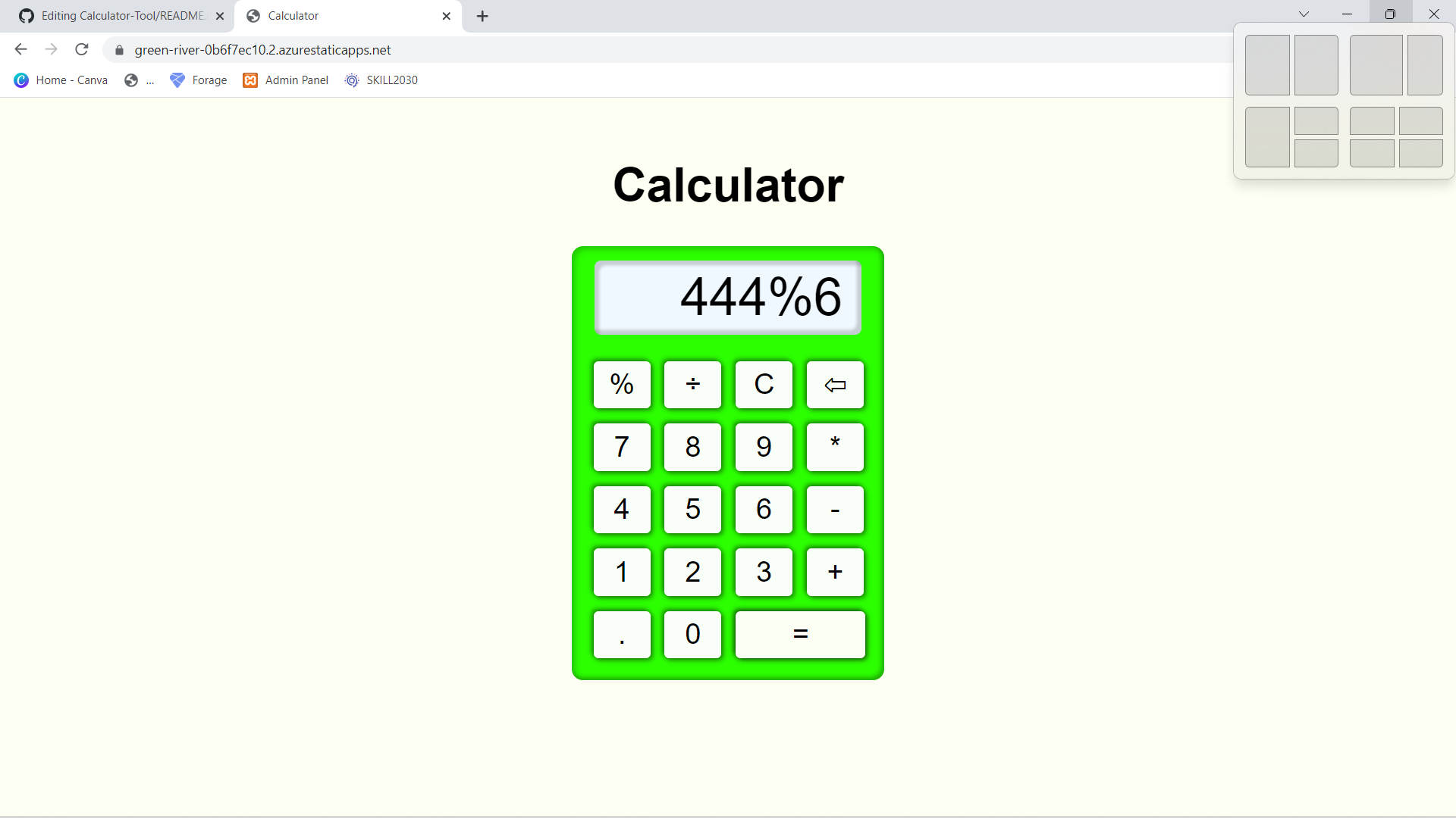 GitHub - jagadekmeesala/Calculator-Tool: This calculator tool enables one to do all the ...