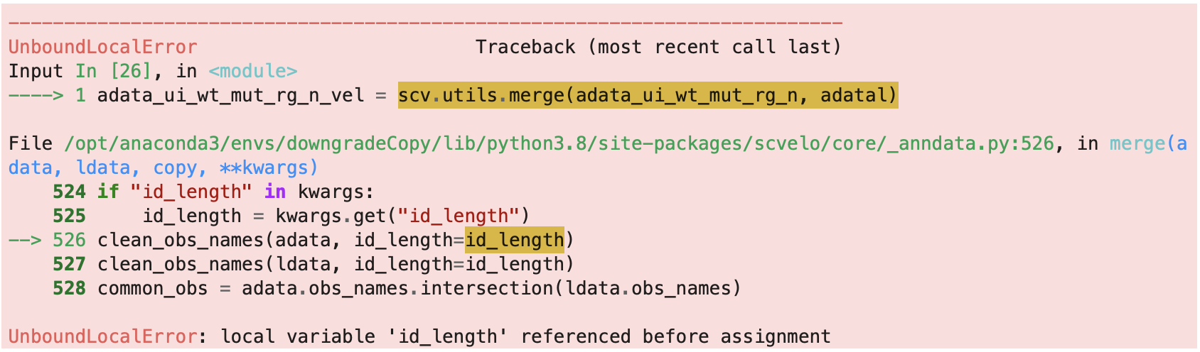 Problems with scv.utils.merge function · Issue #2443 · scverse/scanpy · GitHub