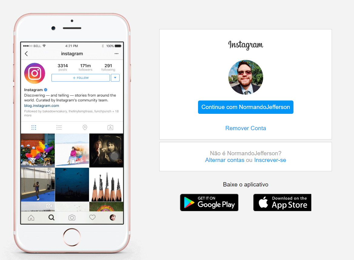 GitHub - NormandoJefferson/instagram-home-page: Neste projeto recriamos ...