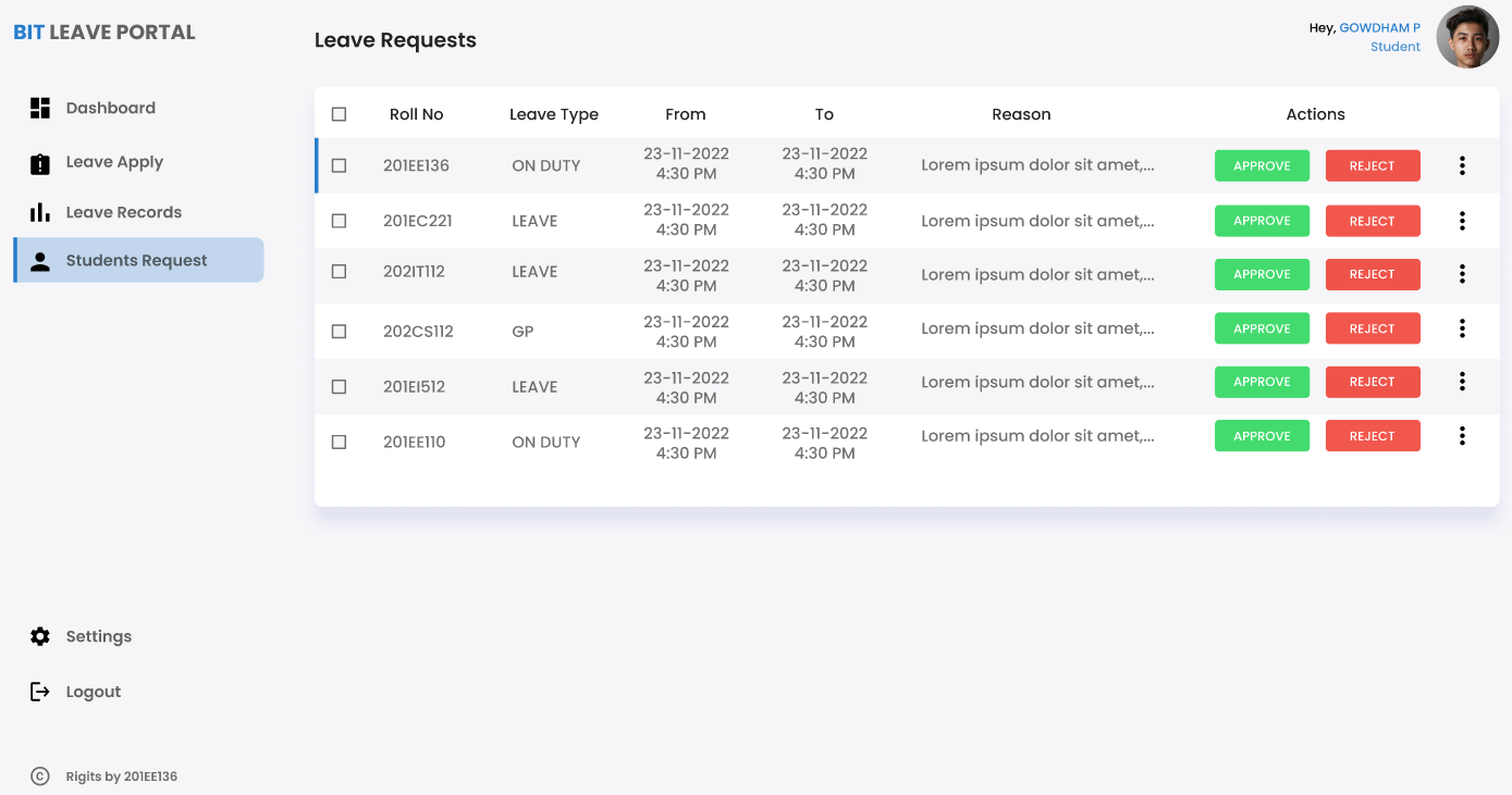 GitHub - KippuCutie/BIT-Leave-Portal: Leave portal management system ...