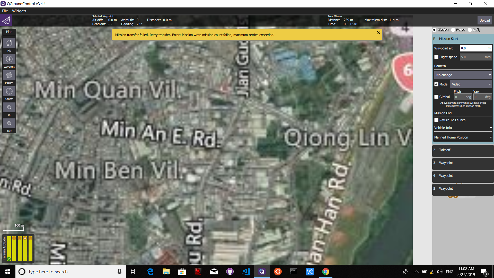 Mission transfer failed · Issue #7254 · mavlink/qgroundcontrol · GitHub