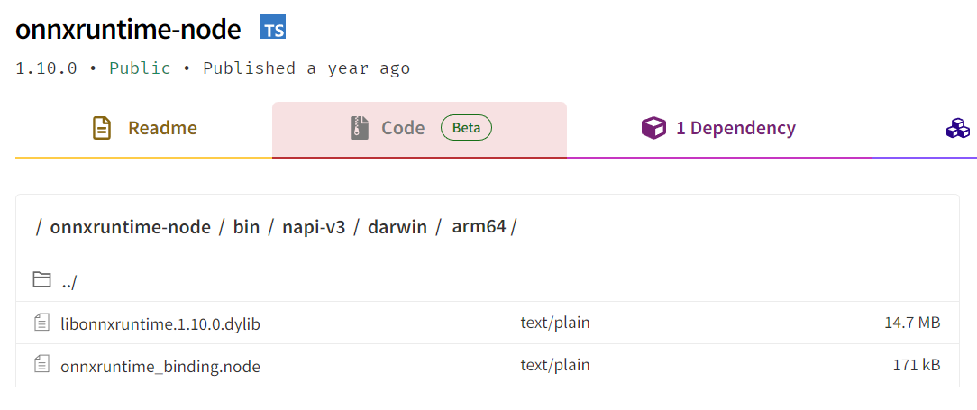 [Documentation] `onnxruntime-node` appears to contain `darwin/arm64` pre-built binaries, yet ...