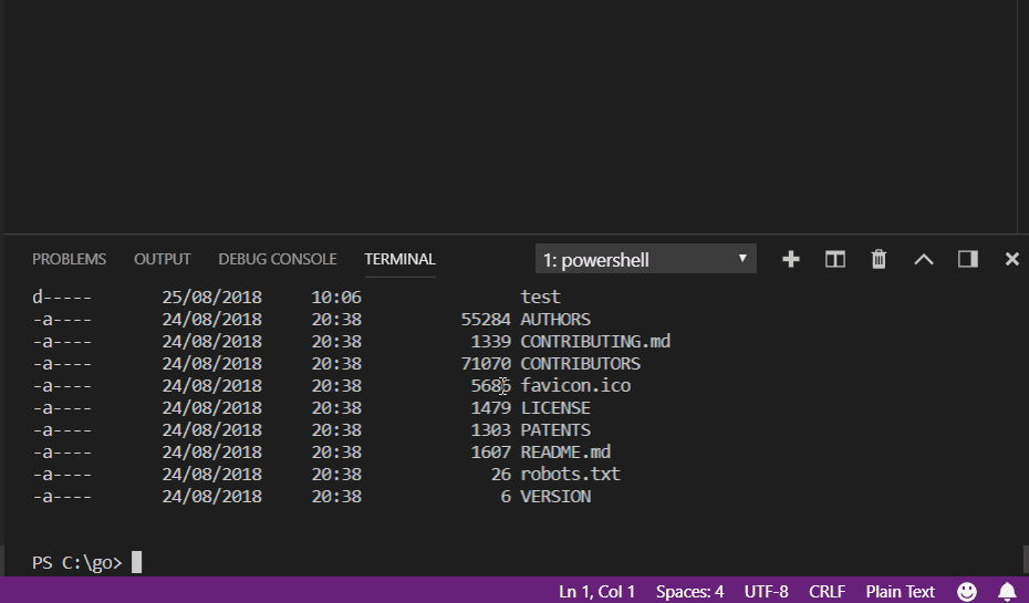 Terminal scrollbar starts at top · Issue #58532 · microsoft/vscode · GitHub