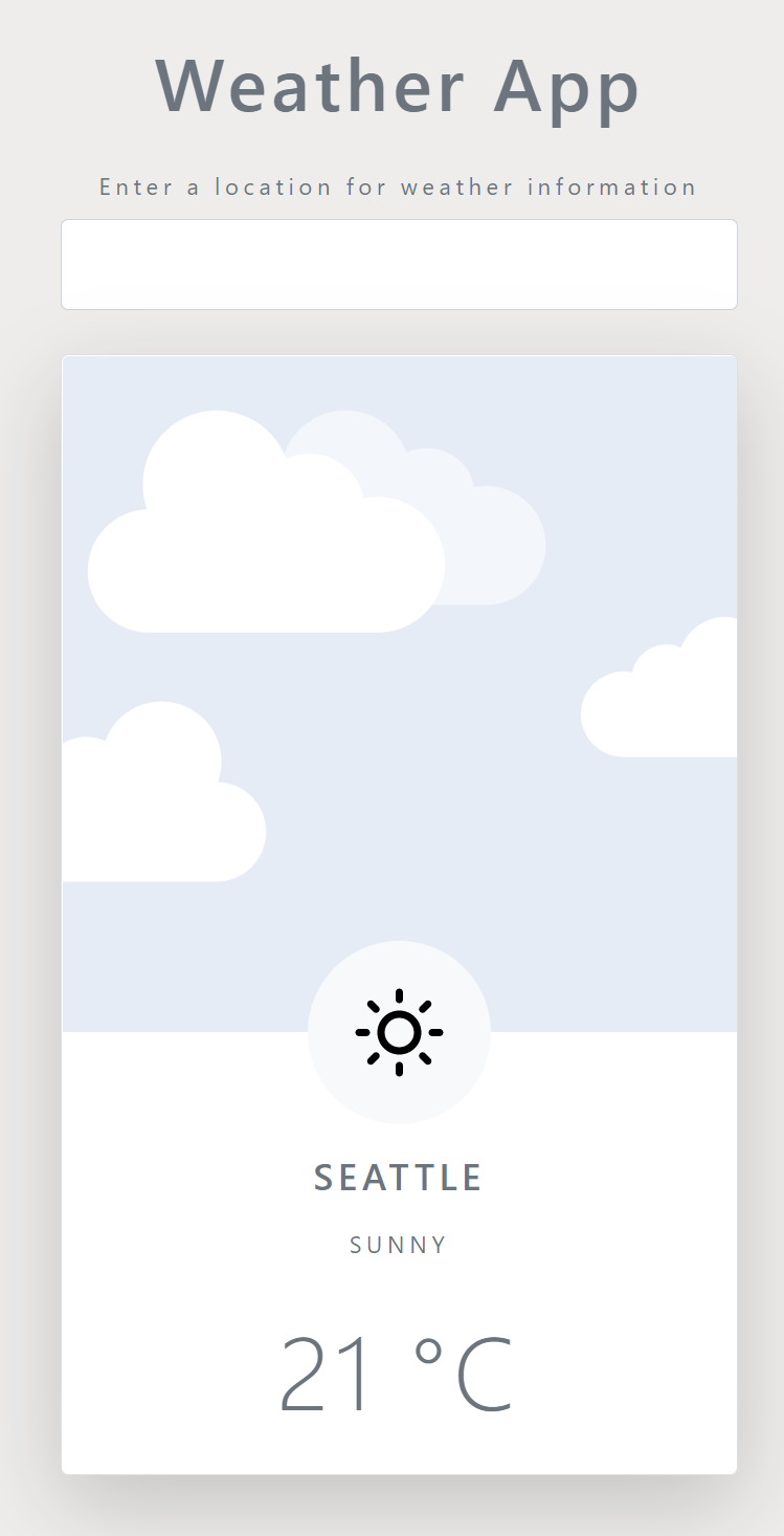 Github Arubin12weather App Api Project This Is A Proof Of Concept 