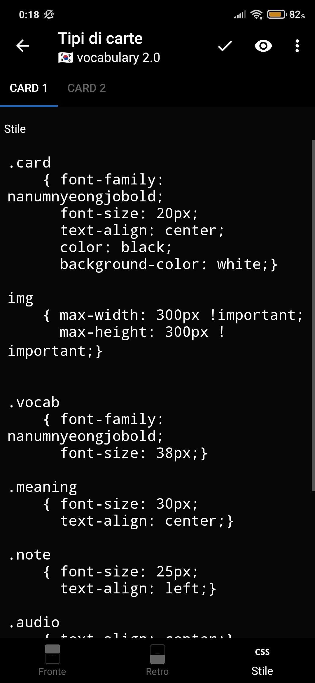 [Bug] CSS Style empty cards · Issue #9131 · ankidroid/Anki-Android · GitHub