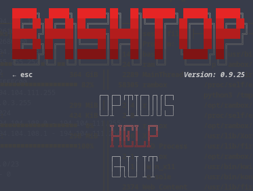 Some Tiling/sizing are sliding · Issue #178 · aristocratos/bashtop · GitHub