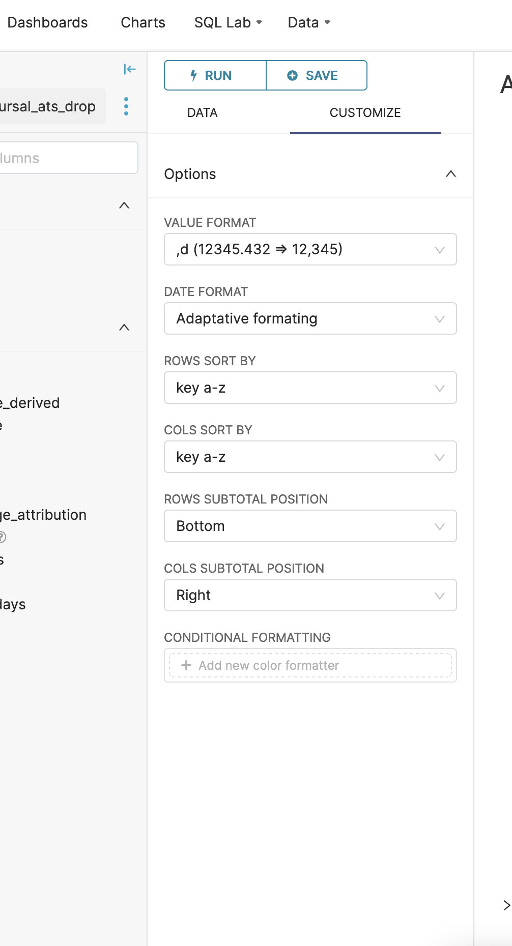 Pivot Table v2 - missing pivot table type dropdown in v1.4.0 · Issue #19151 · apache/superset ...