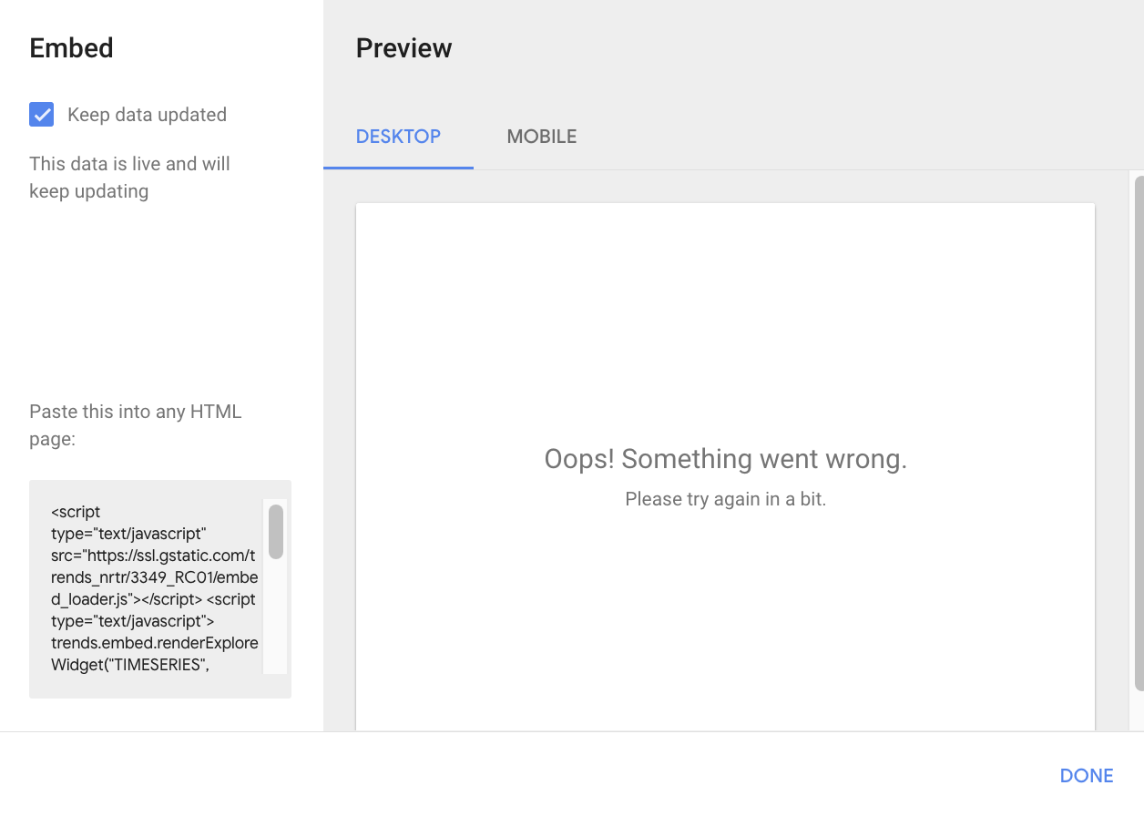 Is PyTrends working for ANYONE right now? · Issue #594 · GeneralMills/pytrends · GitHub