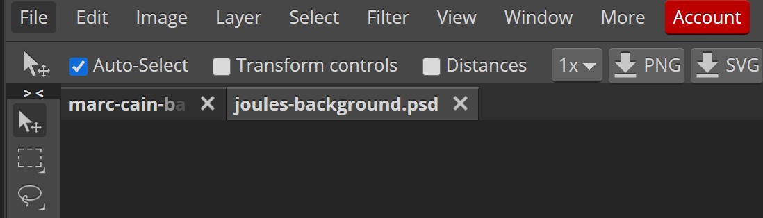 active / inactive tab colors · Issue #717 · photopea/photopea · GitHub