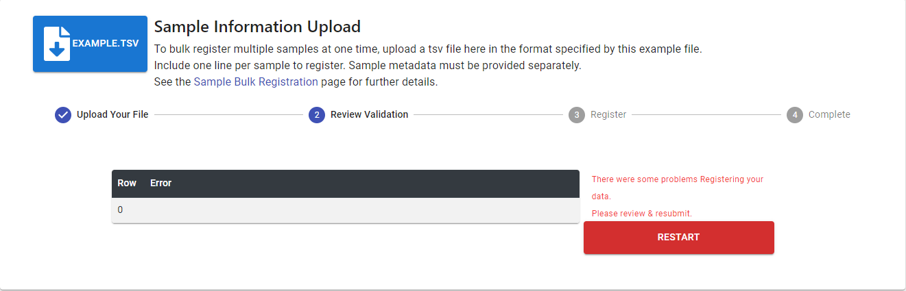 Fix Empty Error Message With Non Row Specific Errors During Bulk Validation · Issue 1012