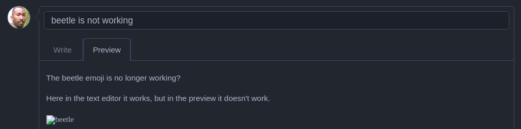 beetle is not working · Issue #532 · ikatyang/emoji-cheat-sheet · GitHub