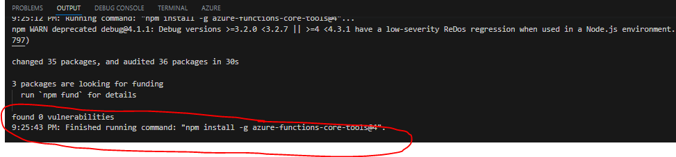 NODE.JS - Microsoft.Azure.WebJobs.Extensions.Http: Could not load file ...