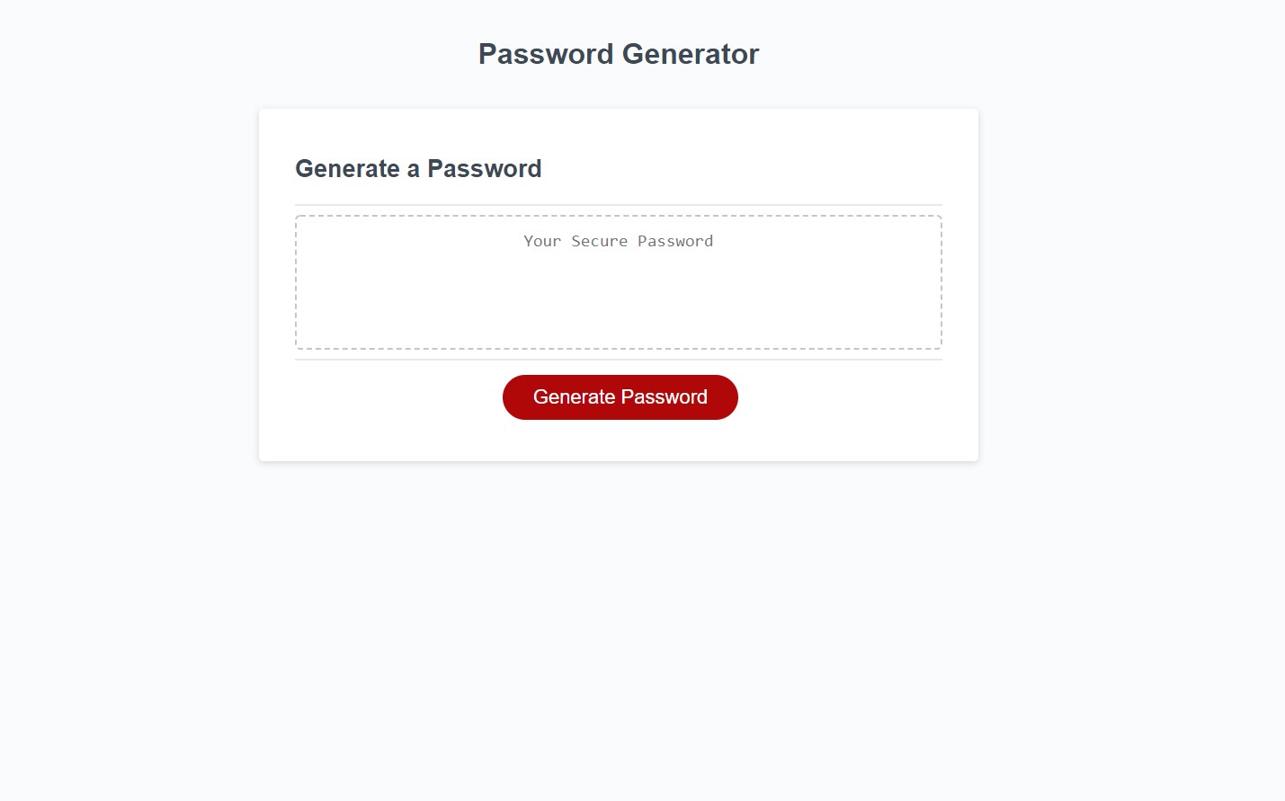 GitHub - QNguyen-hub/PasswordGenerator
