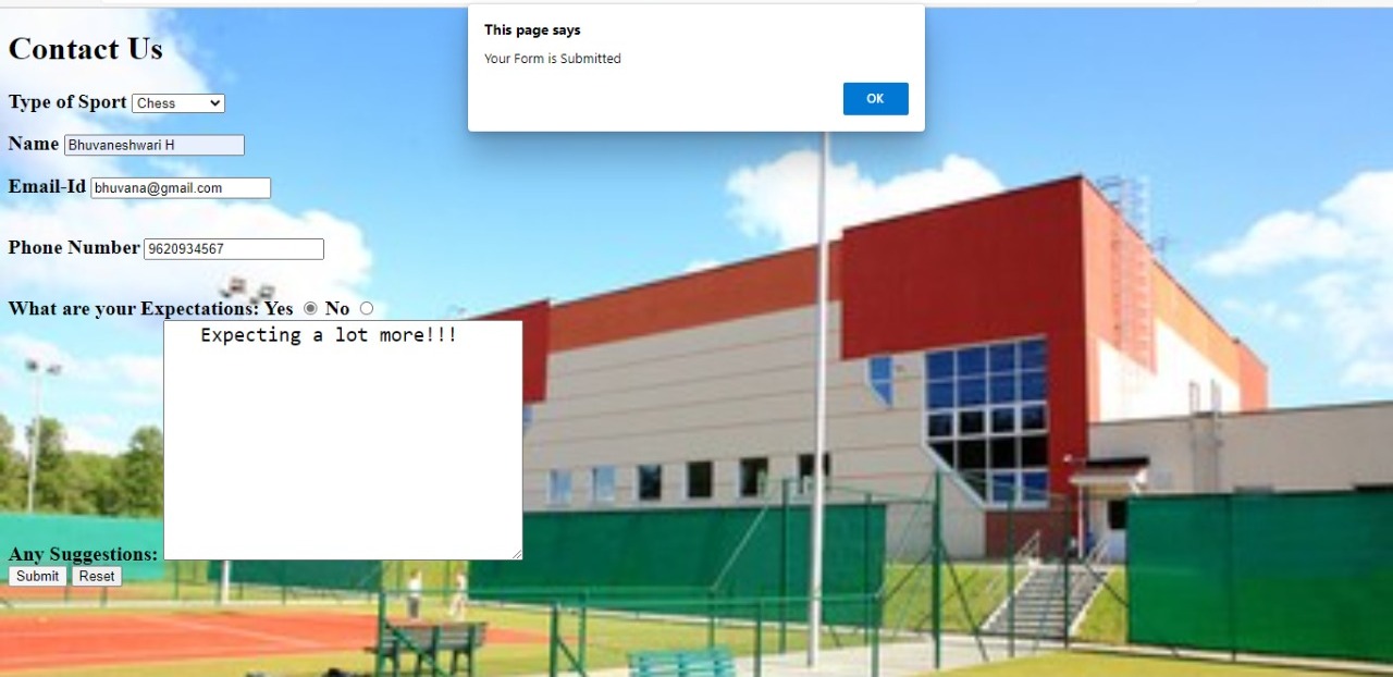 GitHub - Bhuvaneshwari-H/Sports-Club-Website: A very Simple website designed using HTML and CSS ...