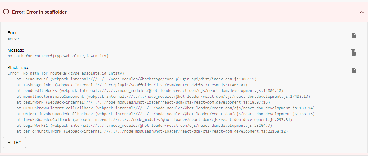 Getting Error After Catalog Service Creation · Issue 7408 · Backstagebackstage · Github 