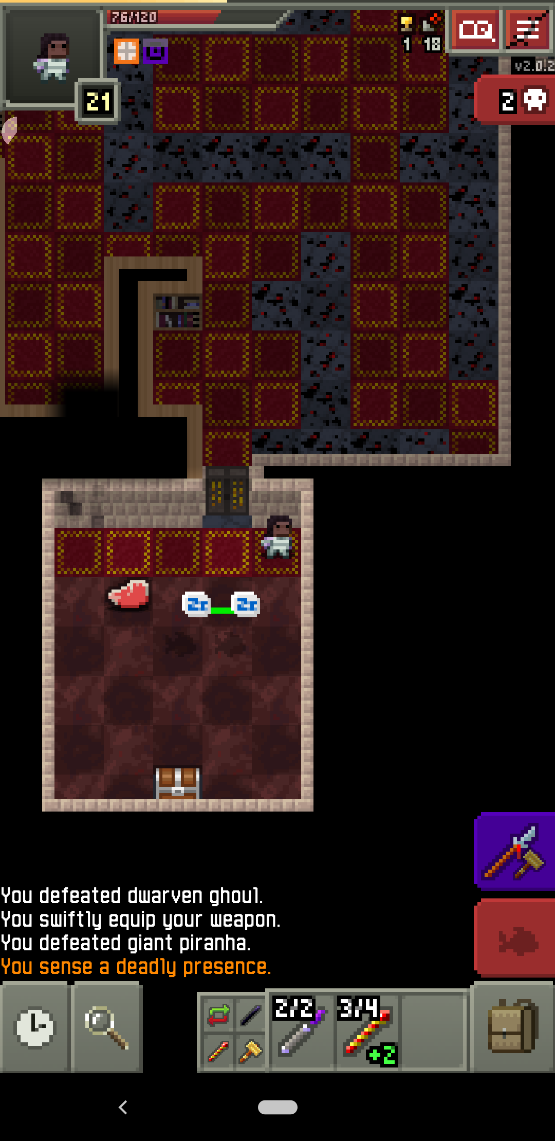 can't swing with reach weapon after champion switching · Issue #1354 · 00-Evan/shattered-pixel ...