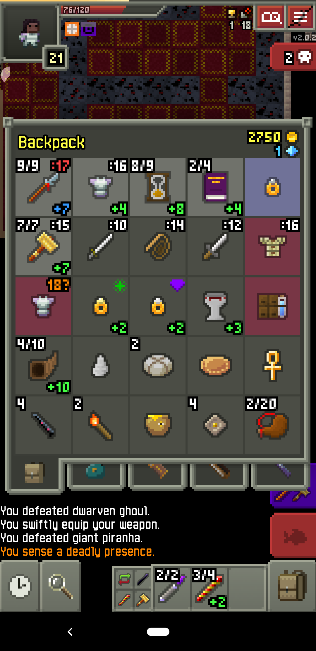 can't swing with reach weapon after champion switching · Issue #1354 · 00-Evan/shattered-pixel ...