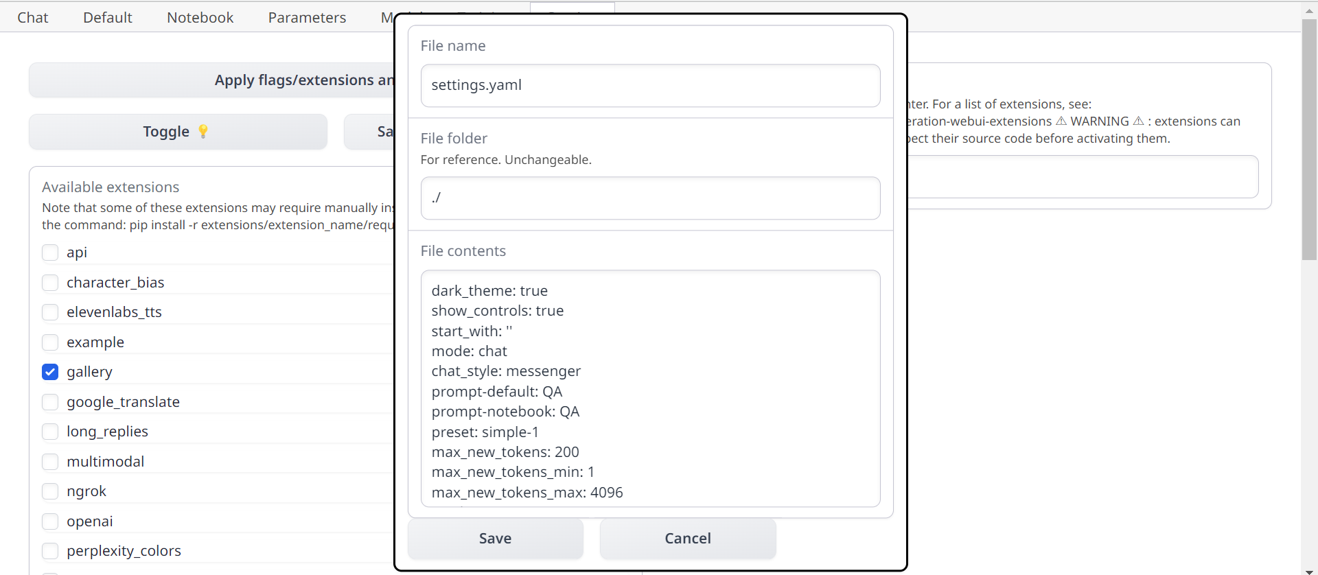 About toggle function and saving UI theme · Issue #4054 · oobabooga ...