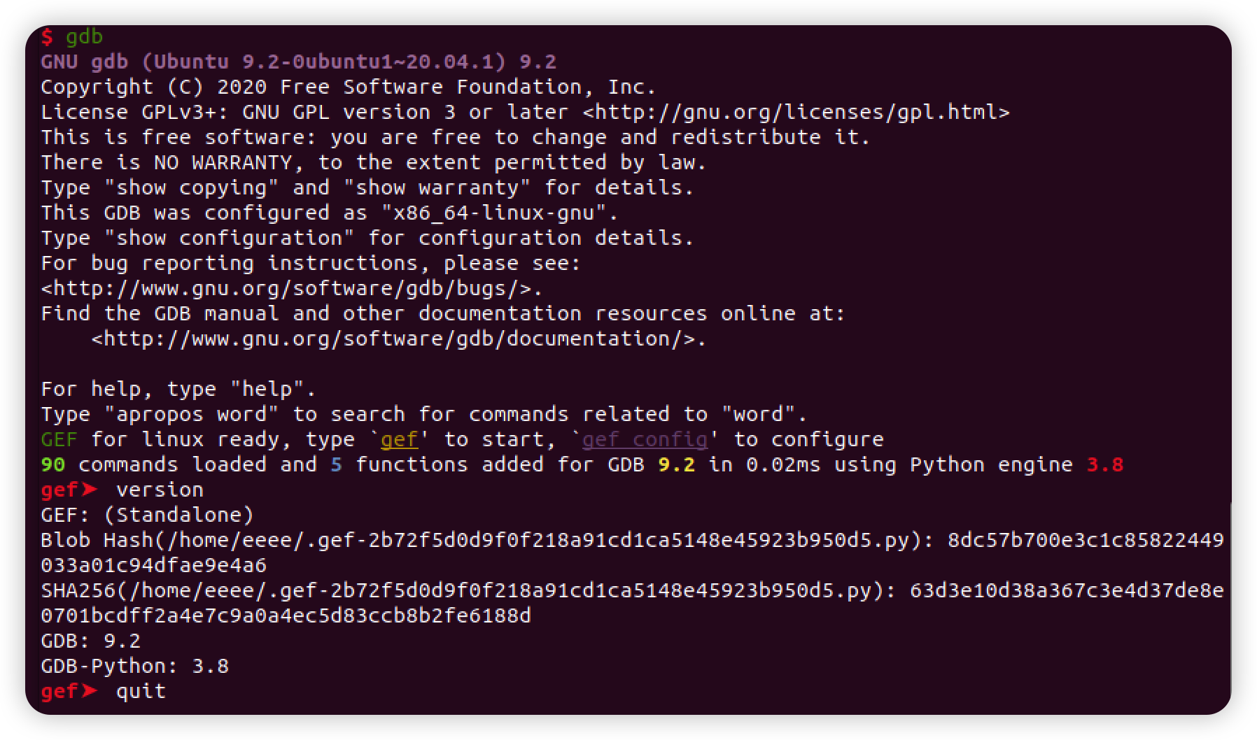 “Registers” can't use · Issue #885 · hugsy/gef · GitHub
