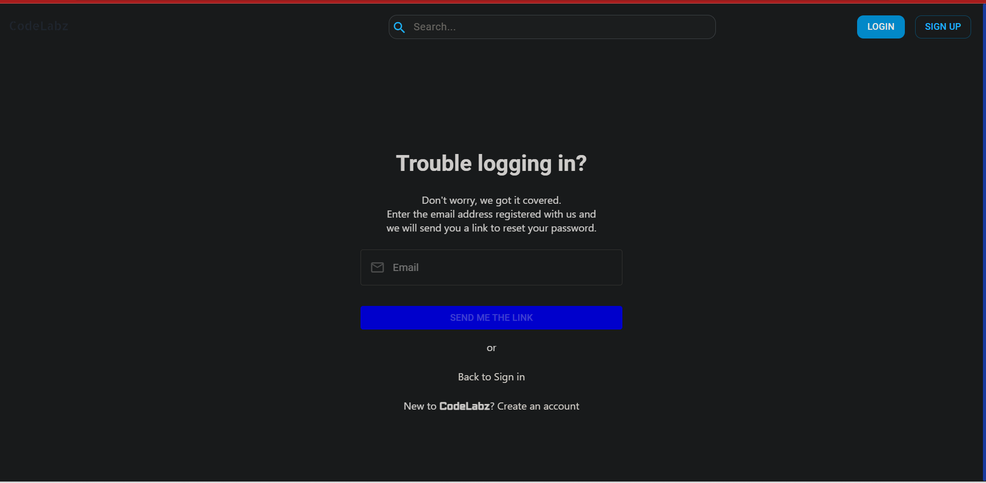 when click on send me the link , user get link for forgottpassword . · Issue #817 · scorelab ...