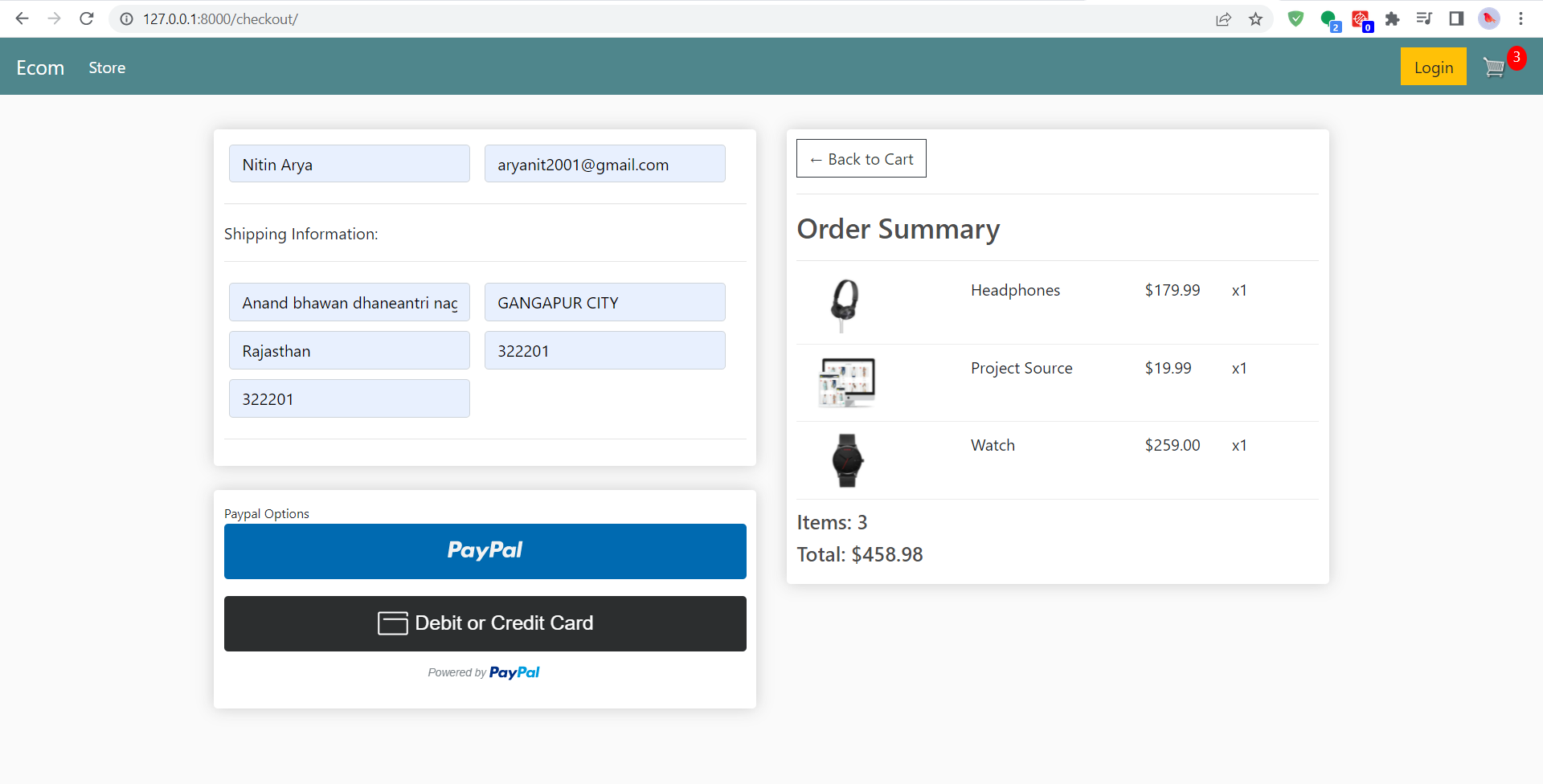GitHub - NitinArya2001/ecom-django