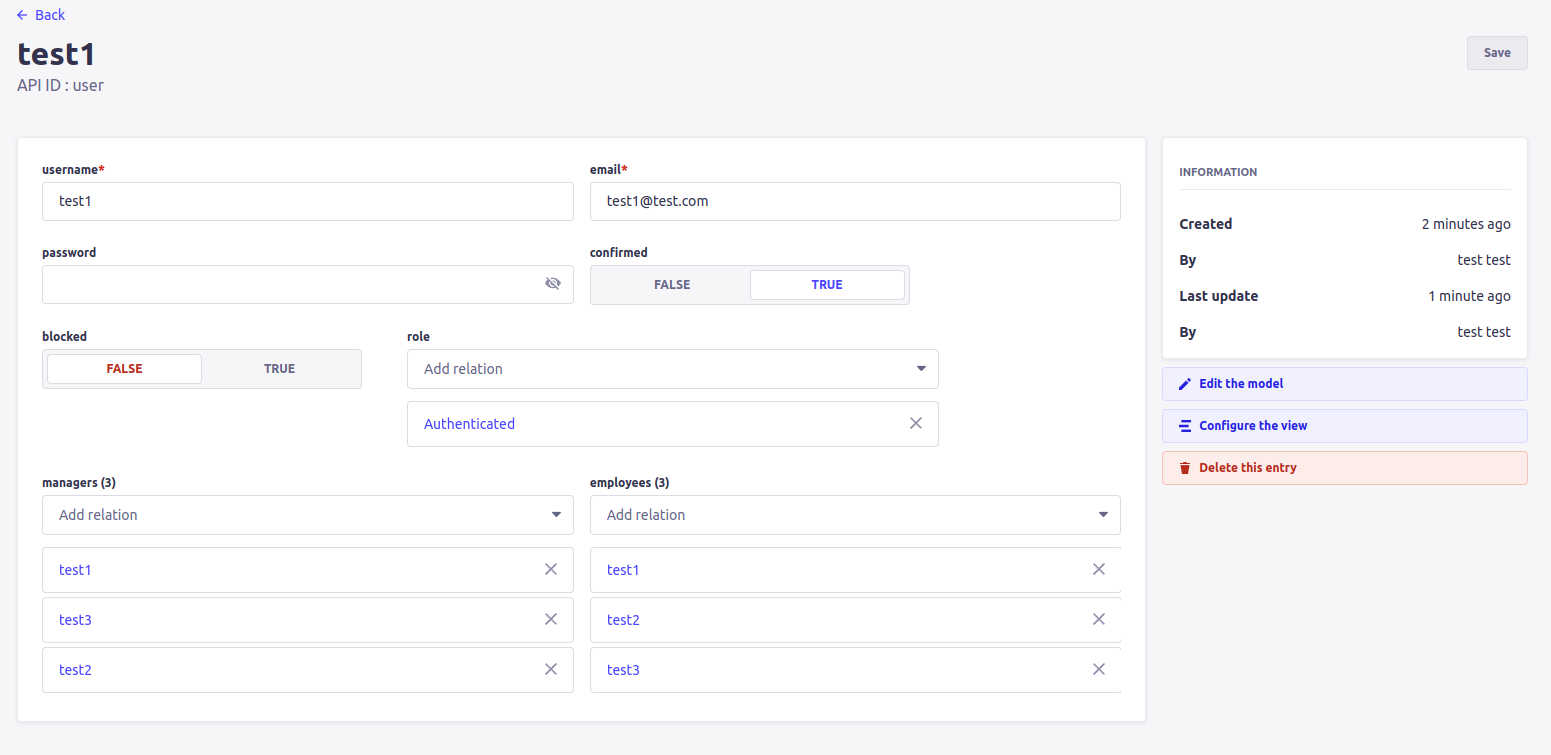 in strapi 4.5.1 many to many relationship to the same content type gives error on save · Issue ...