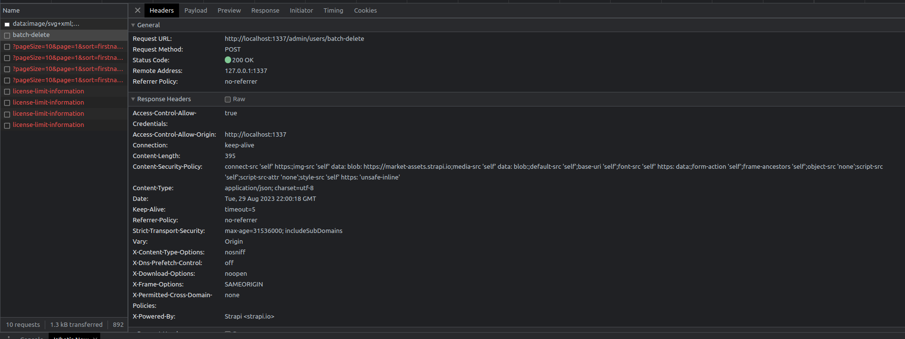 Deleting your own admin user from SSO yields a 500 error · Issue #17854 · strapi/strapi · GitHub