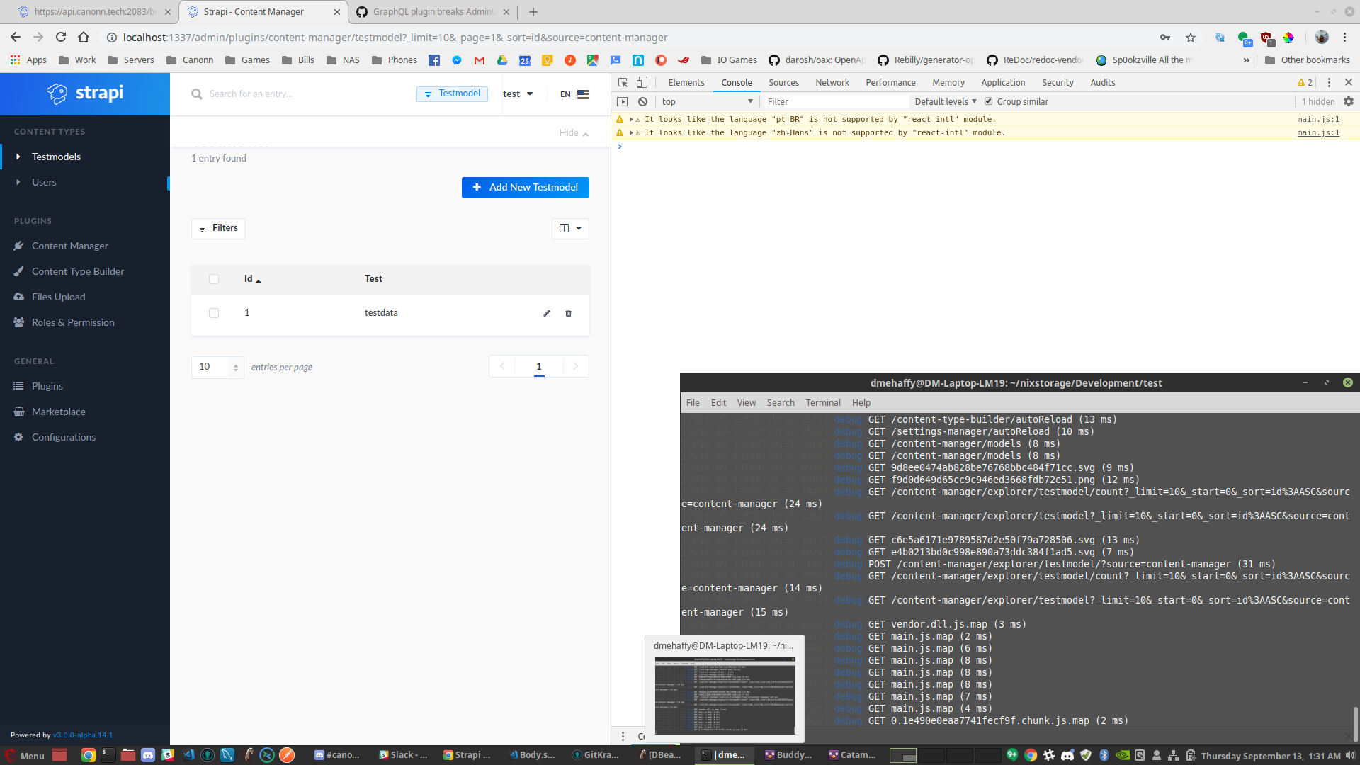 Graphql Plugin Breaks Adminui Loading Plugins On All Orms · Issue 1938 · Strapistrapi · Github