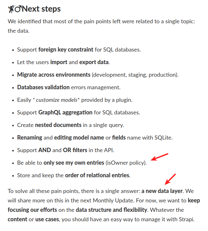 Limit Graphql/REST results that belongs to owner in Strapi · Issue #3873 · strapi/strapi · GitHub