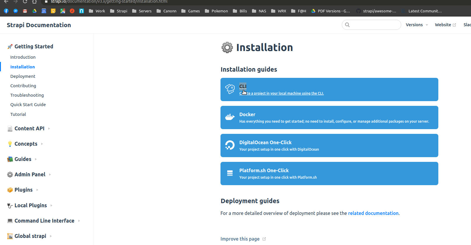 Documentation links broken in live site · Issue #6368 · strapi/strapi · GitHub