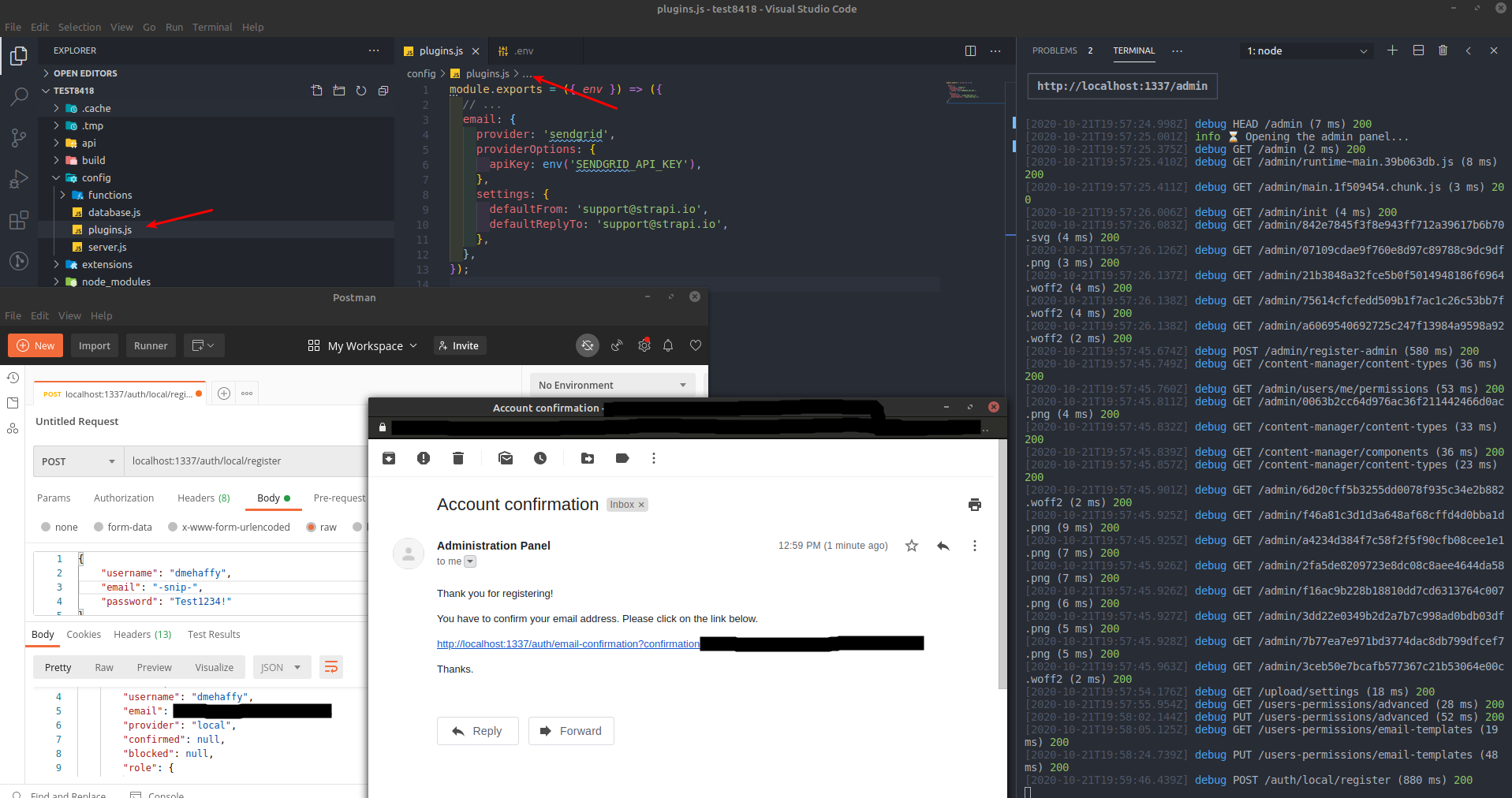 Strapi does not recognice plugins.js file as stated in the docs · Issue #8418 · strapi/strapi ...