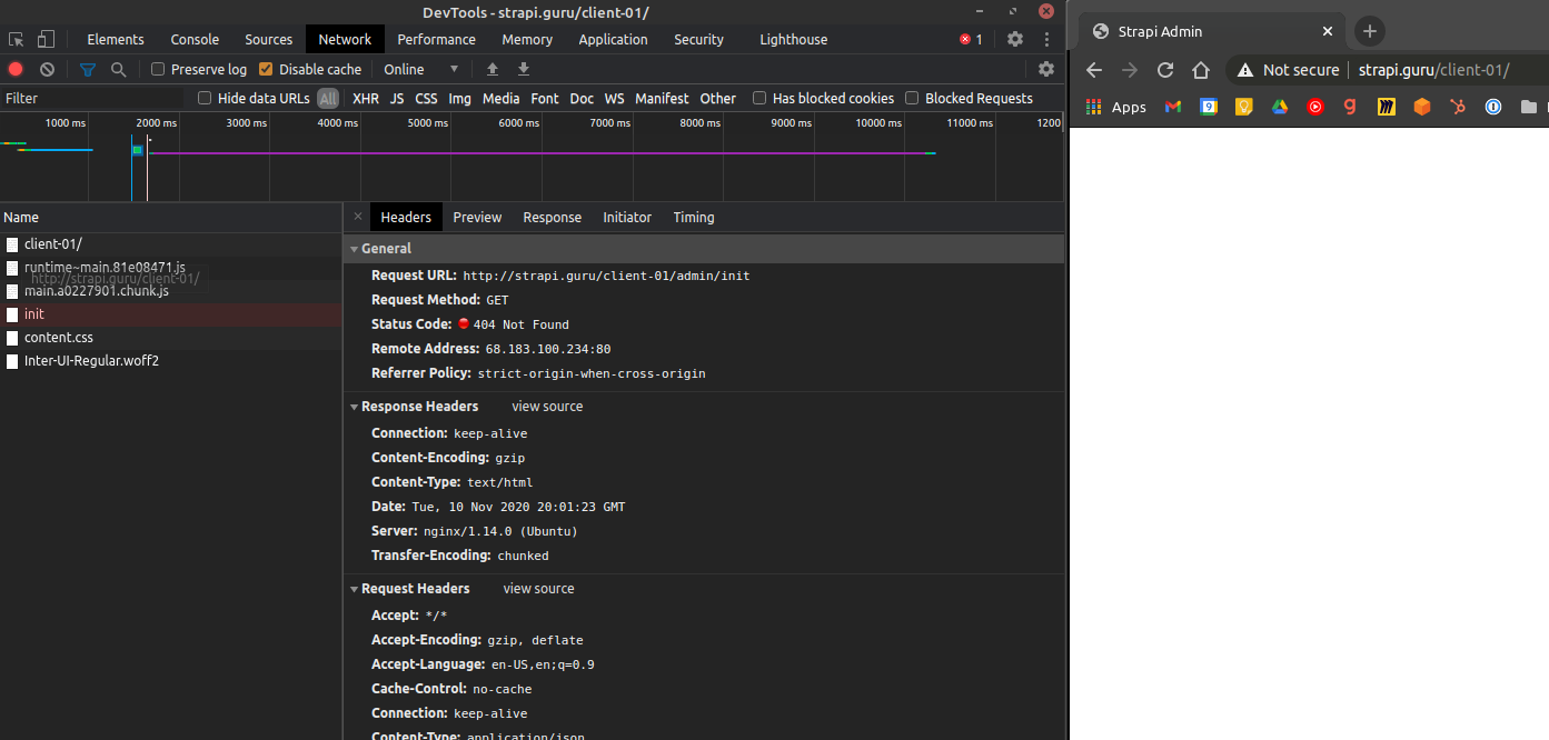 Hard coded /admin/init not using the proxy settings in the server config · Issue #8616 · strapi ...