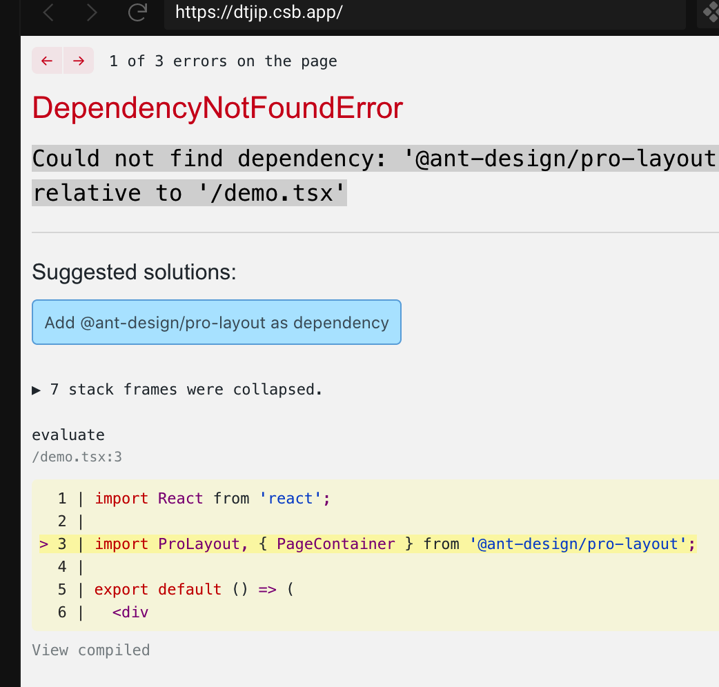 🧐[问题]pro-layout文档中“多个路由对应一个菜单项”例子不完整 · Issue #246 · ant-design/pro-components · GitHub
