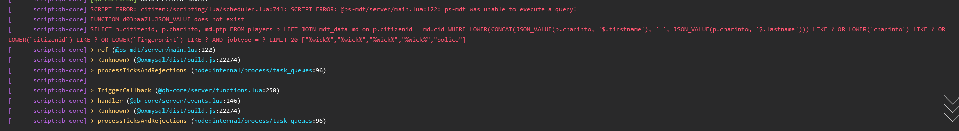 MDT.sql Error · Issue #138 · Project-Sloth/ps-mdt · GitHub