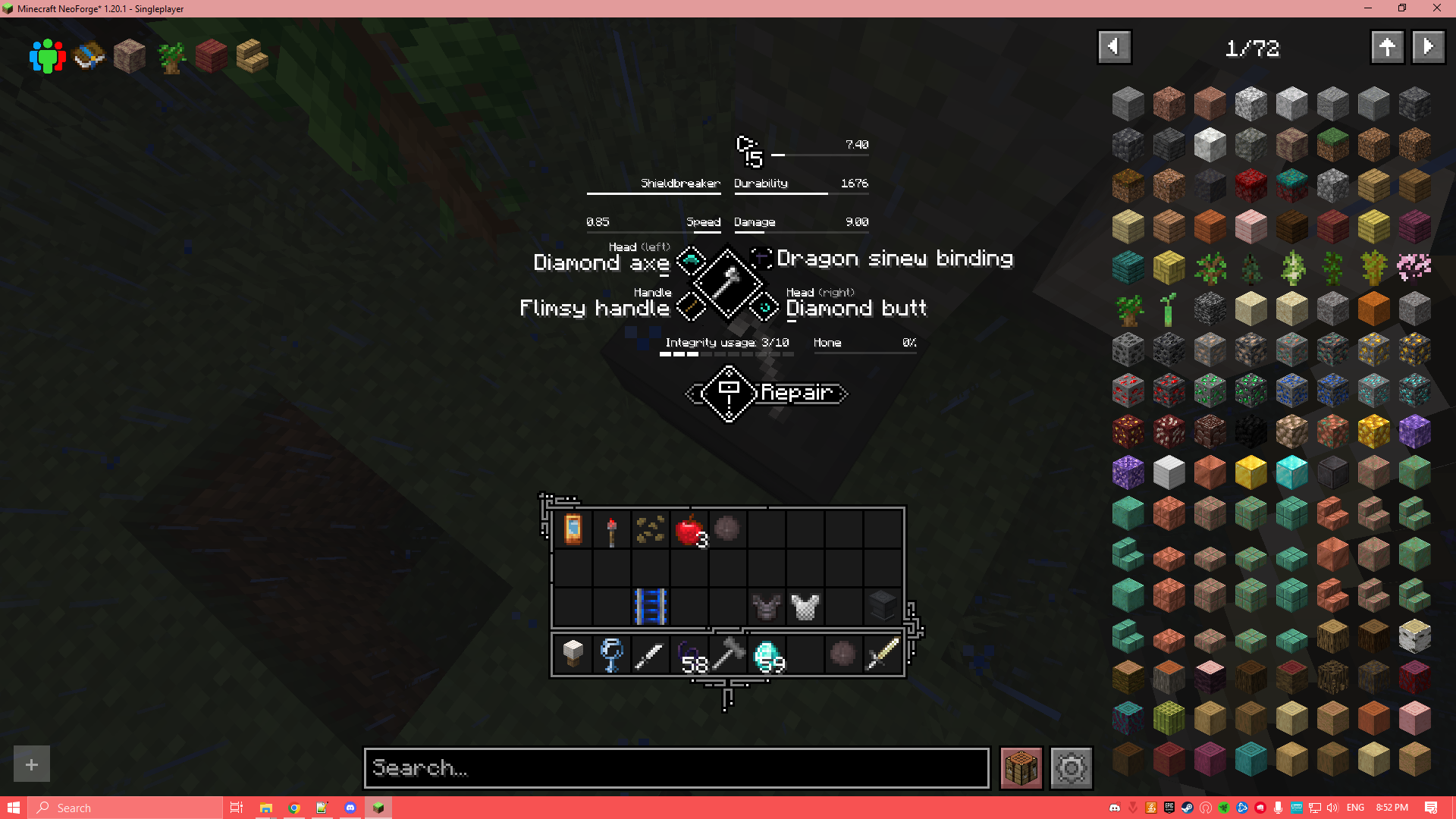 [BUG] Incorrect texturing of Tetra 6.0.0 modular tools (NeoForge 1.20.1 47.1.79, Rubidium 0.7.1 ...