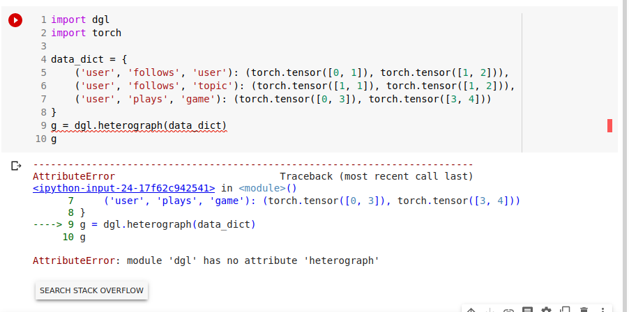 The code given in tutorial does not work , seems there is a gap between current release code and ...