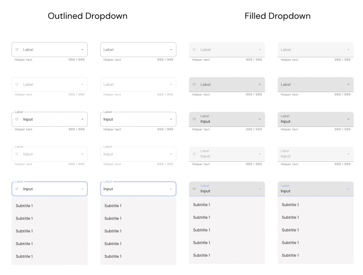 Dropdowns · Issue #622 · litentry/archived-litentry-mobile-app · GitHub