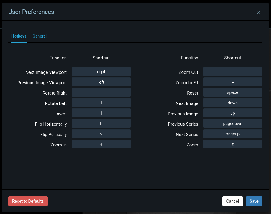 OHIF: User Preferences (Empty shortcuts list) · Issue #3037 · OHIF/Viewers · GitHub